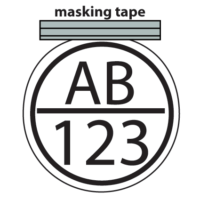 How to Apply Round Boat Registration Stickers Instructions